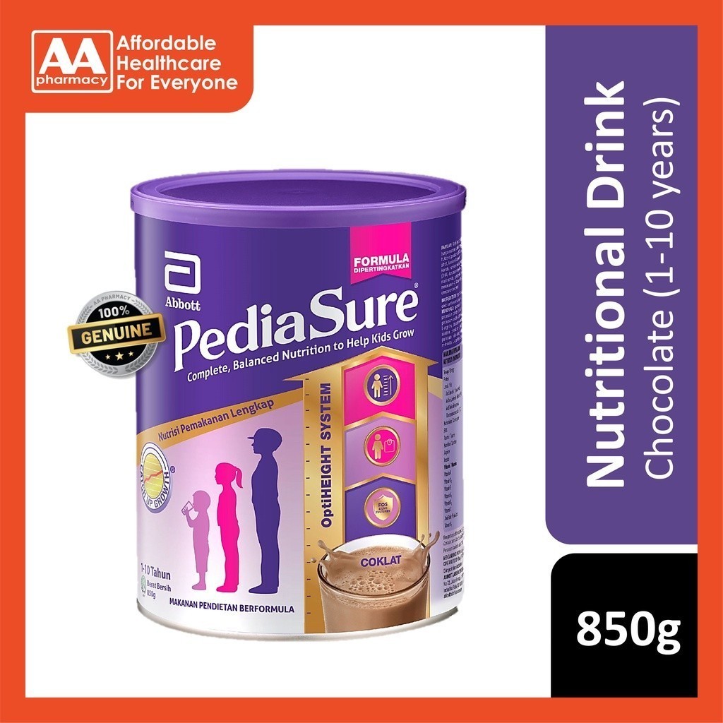 Pediasure Gain Growth 1-10 Years Old - Chocolate (850g) | Shopee Malaysia