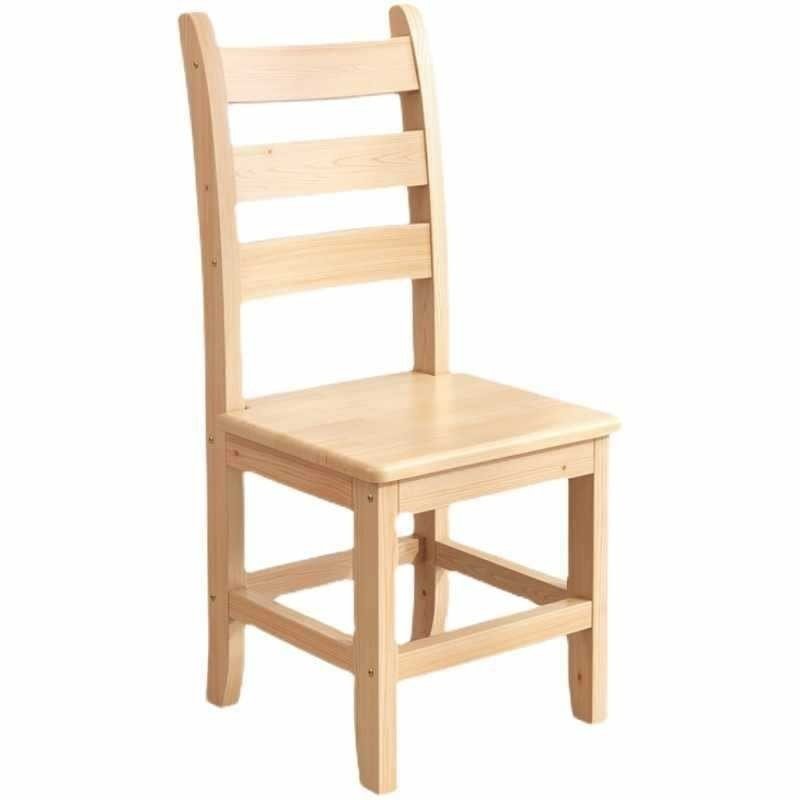 All Solid Wood Dining Chair Pine Household Simple Modern Restaurant ...