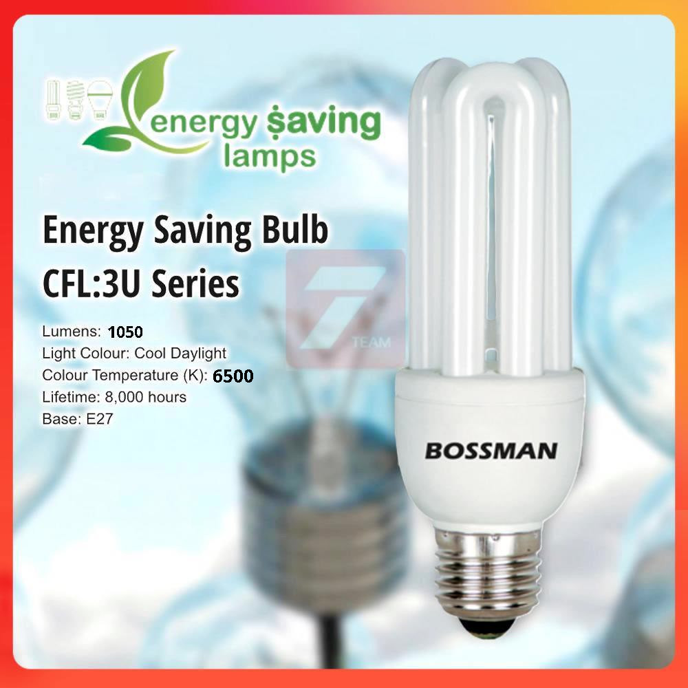18W PLCE Energy Saving Light Bulb 3U Tube E27 l COOL DAYLIGHT l Down ...