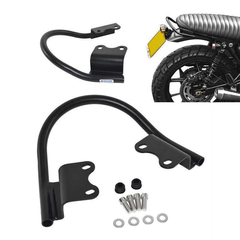 Motorbike Rear Grab Bars Rear Seat Pillion Passenger Grab Rail Handle ...