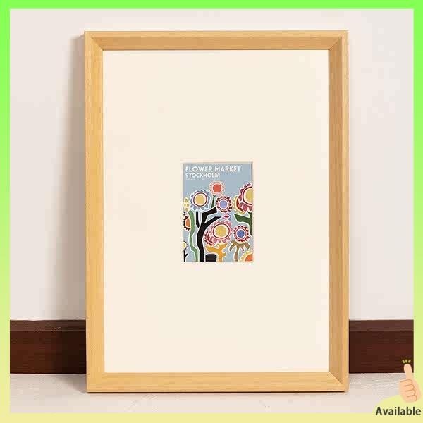 frame gambar aesthetic frame gambar a4 Walnut bingkai foto besar tergantung dinding bingkai ...