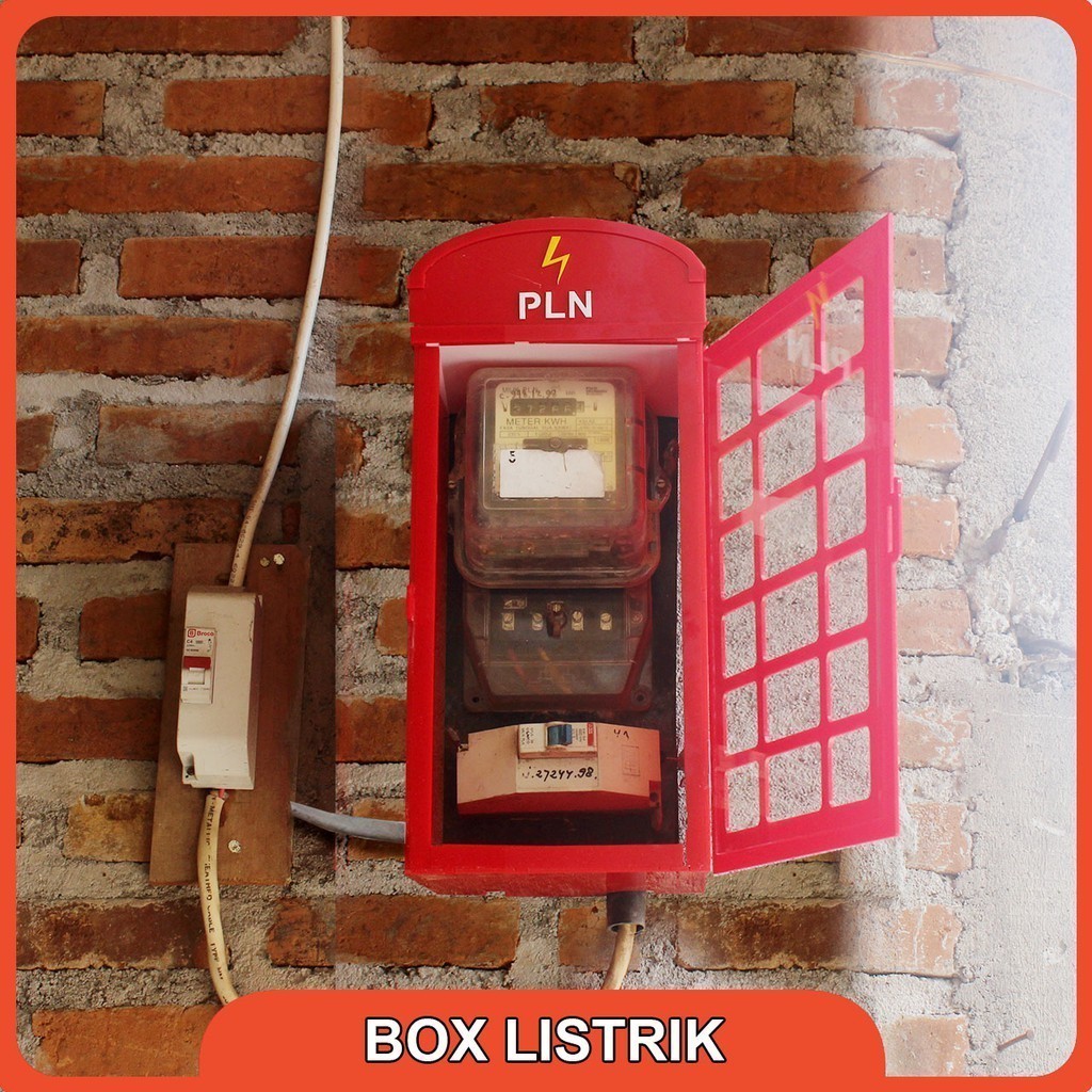 Pln Electricity Meter Box Postpaid Acrylic Material - Storage Box ...