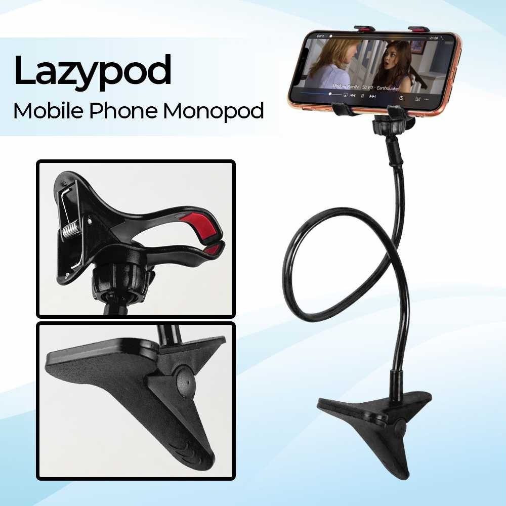 Lazypod HP Monopod Flexible HP Tripod Clamp Stand Holder Smartphone ...
