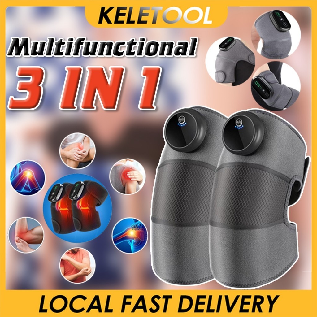 3 in 1 Multifunctional Electric Knee Massager Knee Shoulder Elbow ...