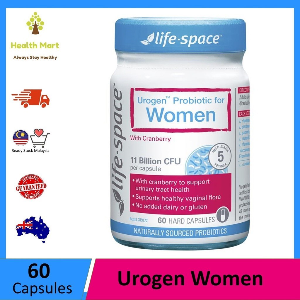LIFE SPACE Urogen Probiotic For Women (60 Capsules) | Shopee Malaysia