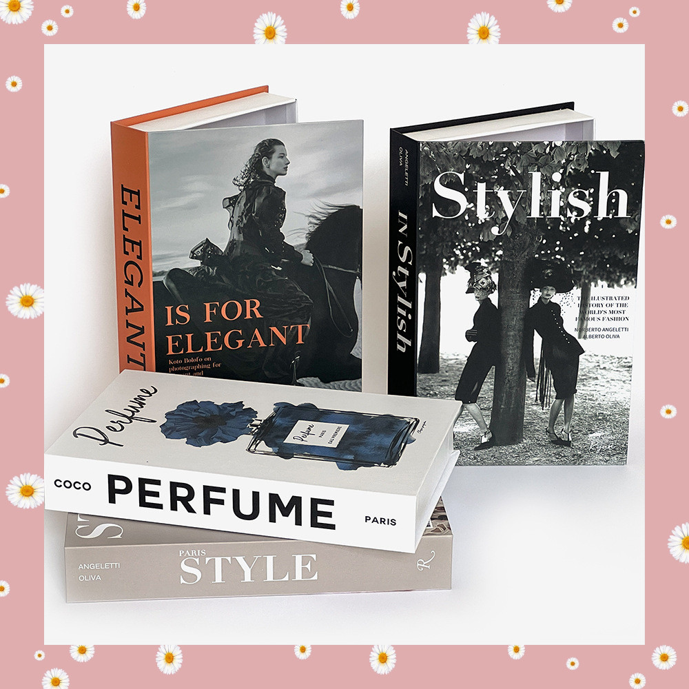 （Storage function model）Decorative Book Props for Home, Fashion Fake ...