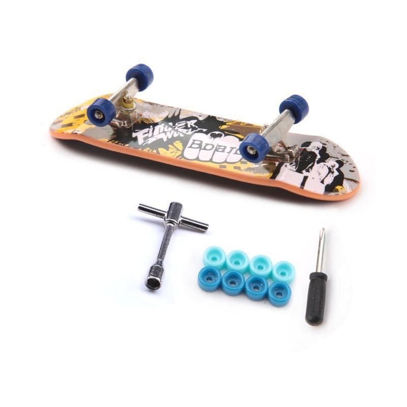 Ptr! Mini Fingerboard Set Children Finger Skateboards Park Toy Plastic ...