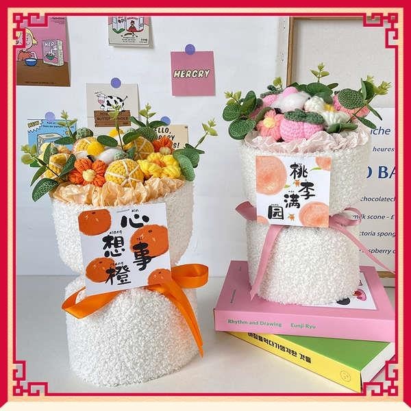 crochet flower crochet flower bouquet Buah Wishful Orange bermaksud ...