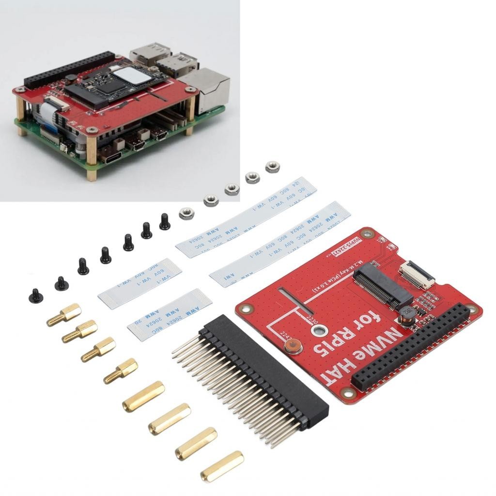 Hoomy SSD Storage Expansion Board Stackable M.2 NVMe To PCIe Peripheral ...