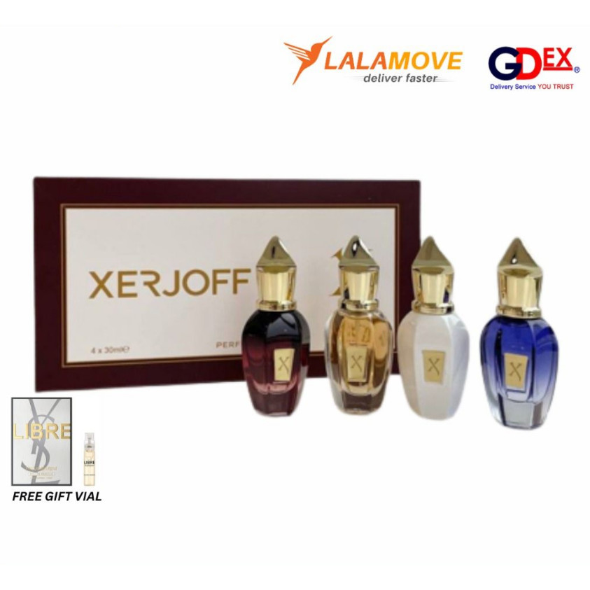 [ORIGINAL] AUTHENTIC READY STOCK XERJOFF PERFUME SET 4X30ML PERFUME ...