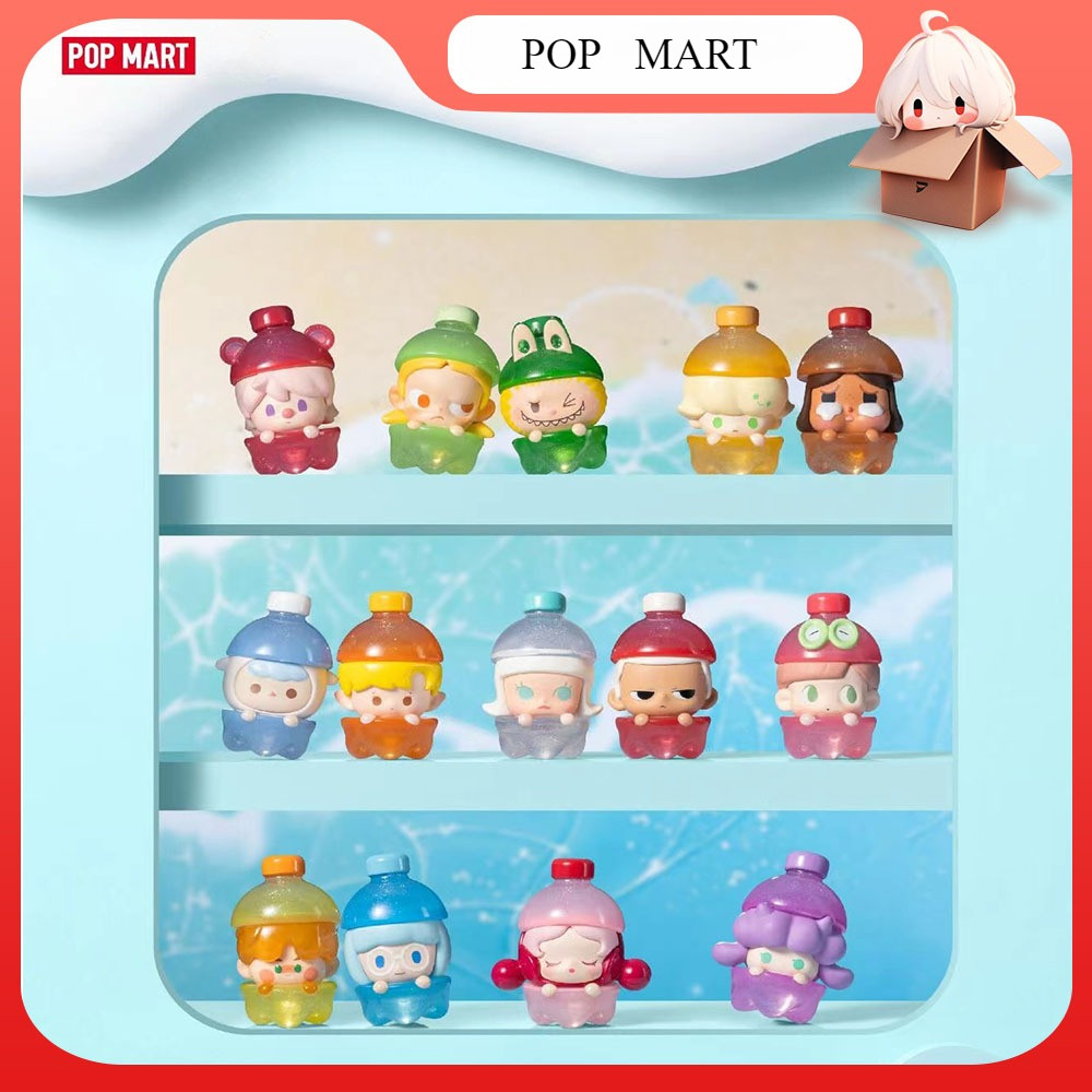 POPMART Pop Bean Mini Labubu Ornaments, Kawaii Cute Colorful Juice ...