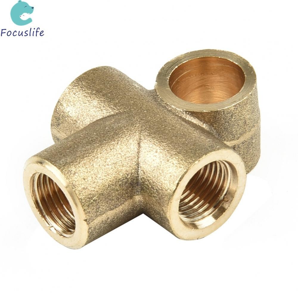1*- Brake-Line Pipe Brass T 3 Way/Female Fitting Connector Splitter ...