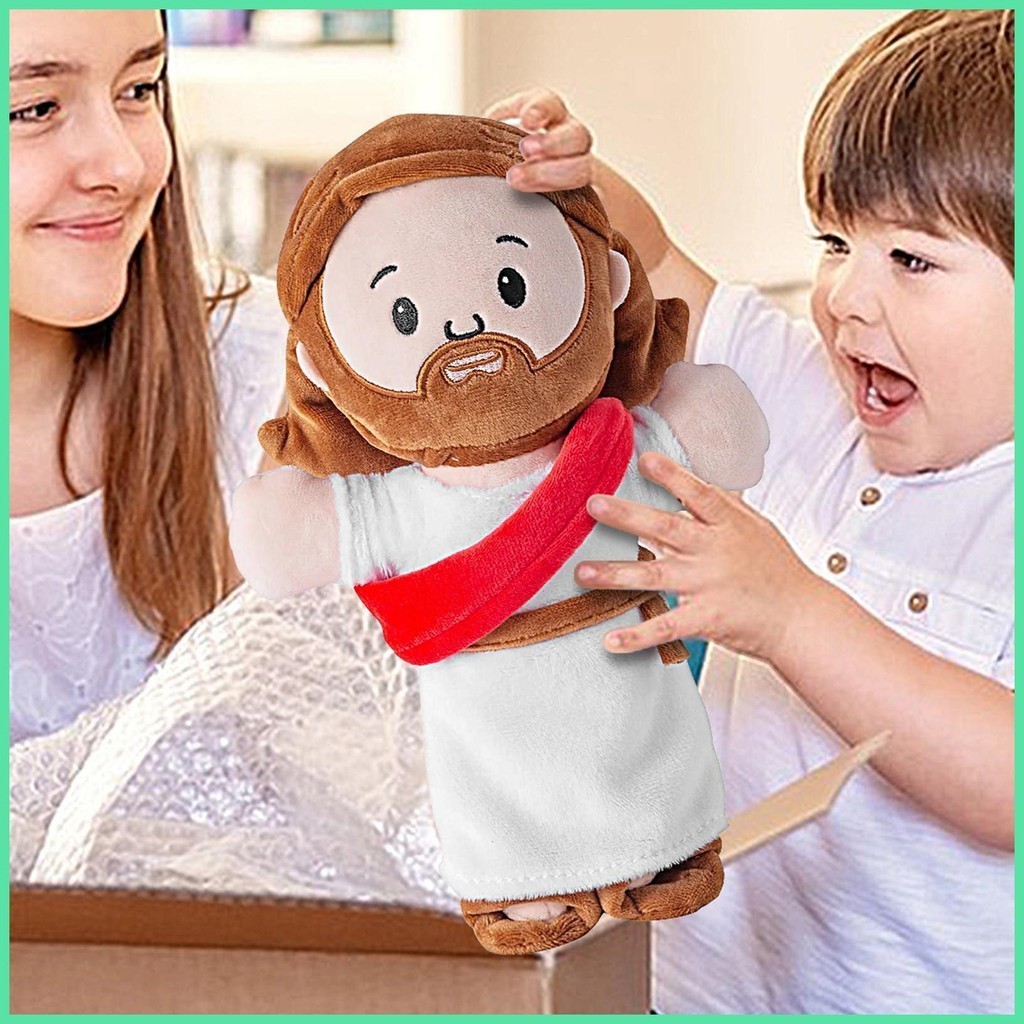 Stuffed Jesus for Kids Stuffed Cartoon Jesus Doll Vivid Expression ...