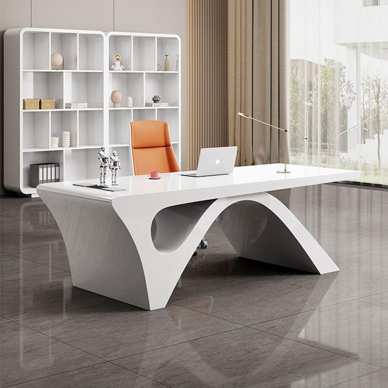 Simple modern office desk desk chair combination | Shopee Malaysia