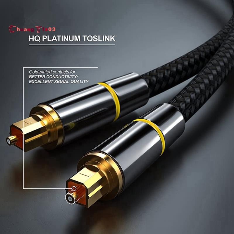 Digital Optical Audio Cable 2m Output Cable Amplifier Speaker 5.1 ...