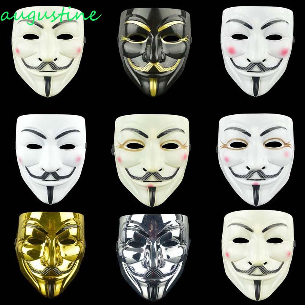 AUGUSTINE V for Vendetta Plastic Halloween Film Theme Mask Movie ...