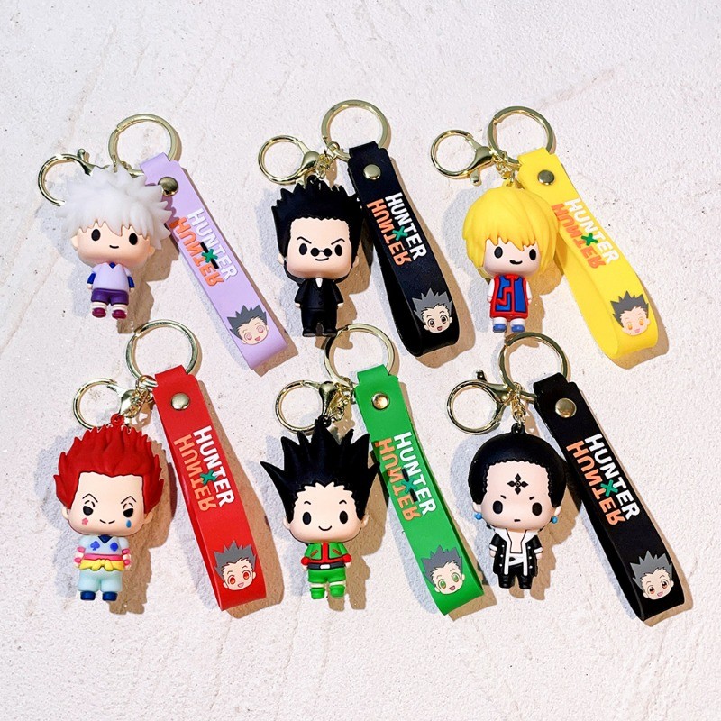 Anime HUNTER X HUNTER Keychain Cosplay Killua Kurapika Keyrings Pendant ...