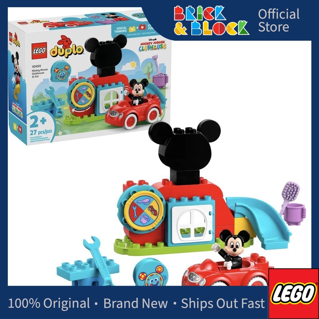 LEGO 10454 Mickey Mouse Clubhouse & Car | LEGO DUPLO | Shopee Malaysia