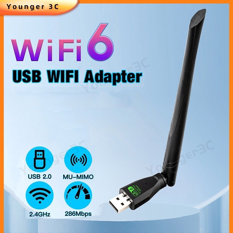 Dual Band Wireless Network Card Mini Portable WiFi6 Adapter AX900M ...