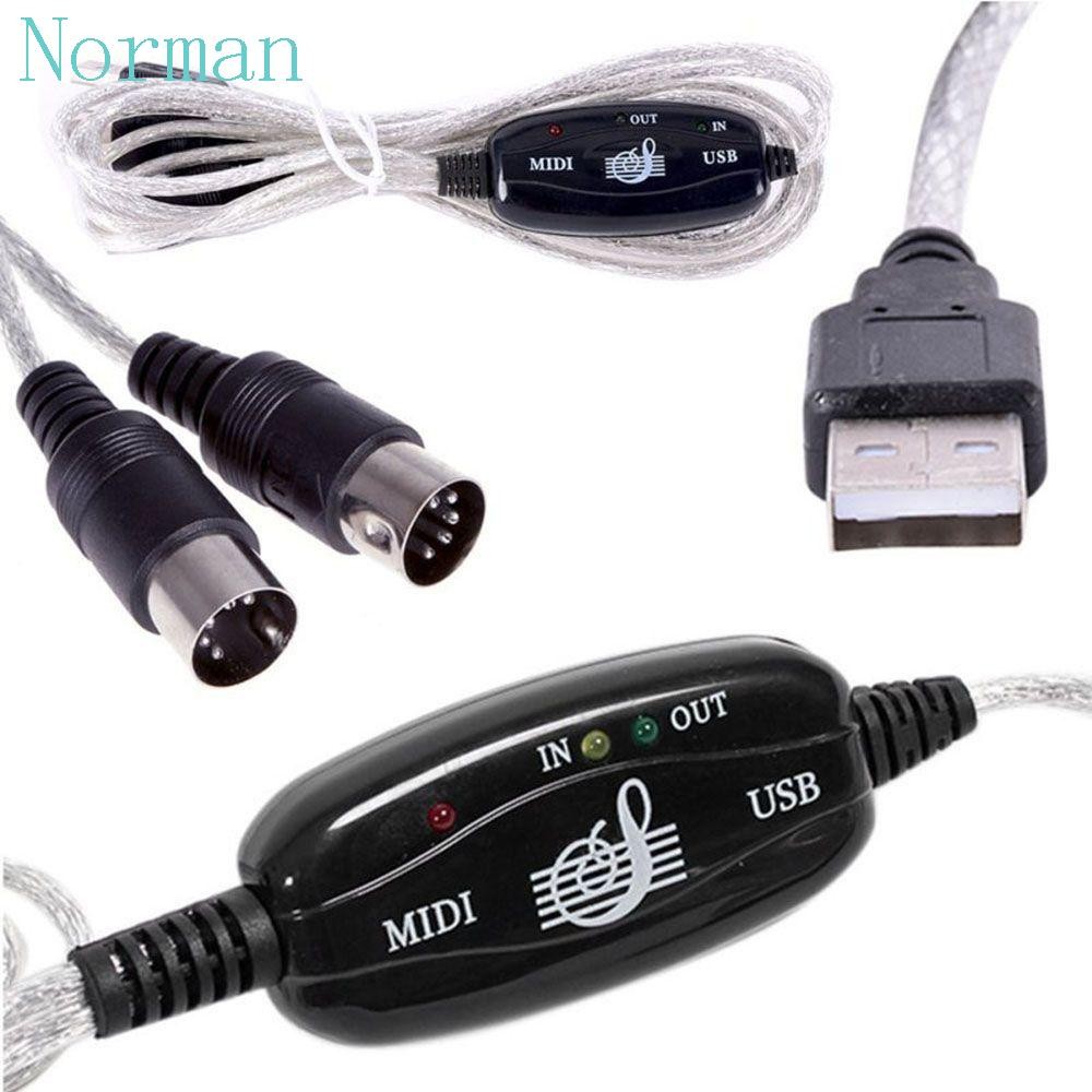 NORMAN MIDI to USB Cable Extension Cord Audio Equipment MIDI Interface ...