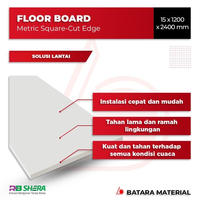 Rb Shera Floor Board Smooth Uncolored Imperial Square Cut Edge ...