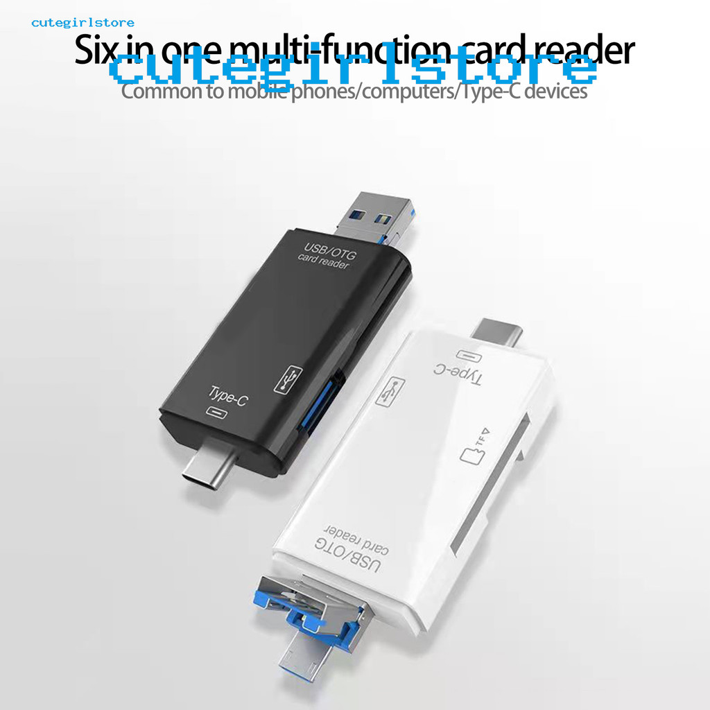 CGS Card Reader 6 in 1 Multifunctional High-speed Transfer Driver-free ...