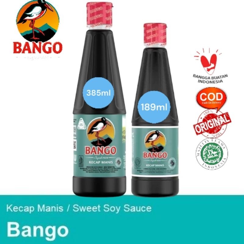 Kecap Manis Bango kemasan Botol 385ml/189ml | Shopee Malaysia