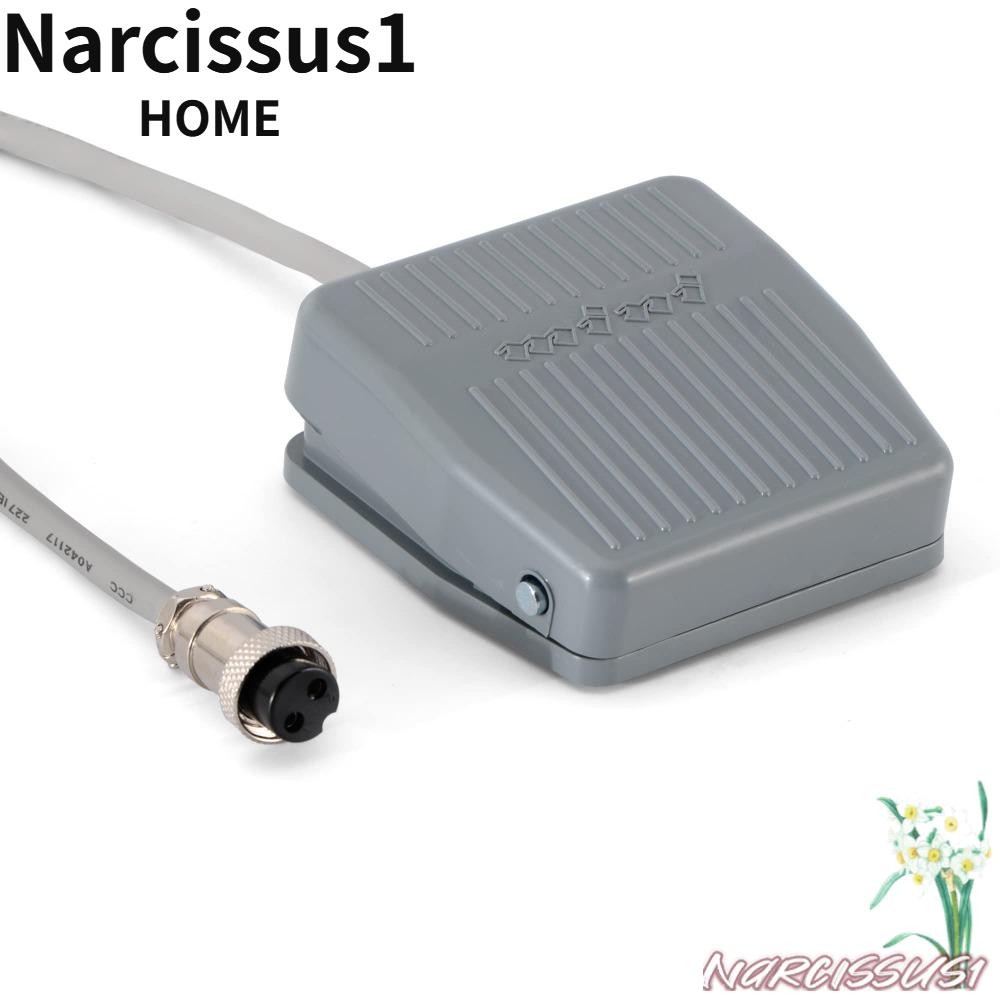 NARCISSUS Foot Switch, Plastic Portable with Wire, Welding Tool Grey ...