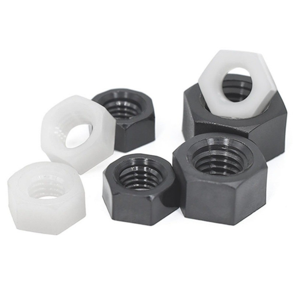 Black/white/transparent Nylon Hex Nut M2/M2.5-M20 Nylon Hex Nut Nut | Shopee Malaysia
