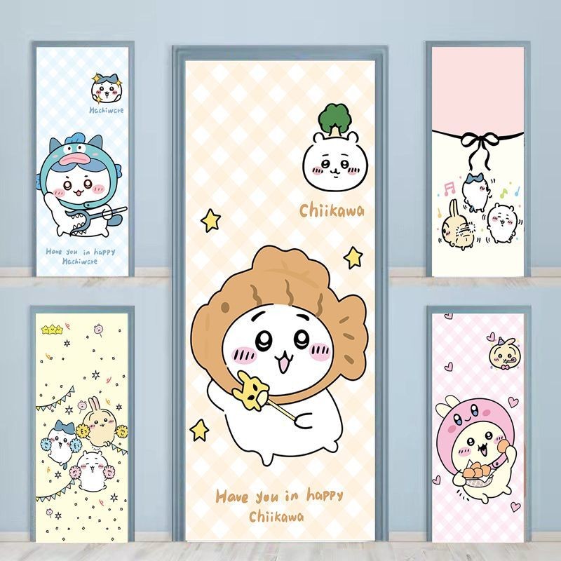 Cartoon Cartoon Jiyi Kawa Glass Sticker Bathroom Window Bathroom Door ...