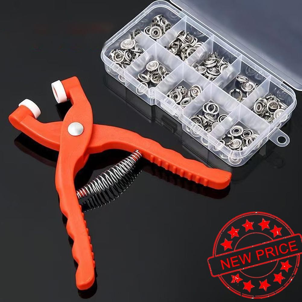 Five Claw Buckle Installation Tools Pliers Set Of No-sew Invisible ...