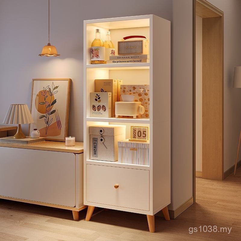 Floor-standing Household Storage Alliance Narrow Bookcase Display ...