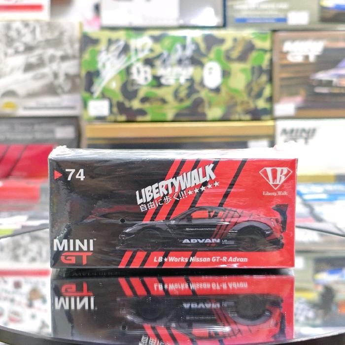 Mini GT LB Works Nissan GTR R35 Type 2 Rear Wing Ver 3 Advan Japan Exclusive MGT 74 | Shopee ...