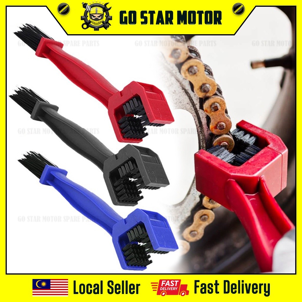 Berus Rantai Chain Brush Bicycle Motorcycle Gear Cleaner Bike Motor ...