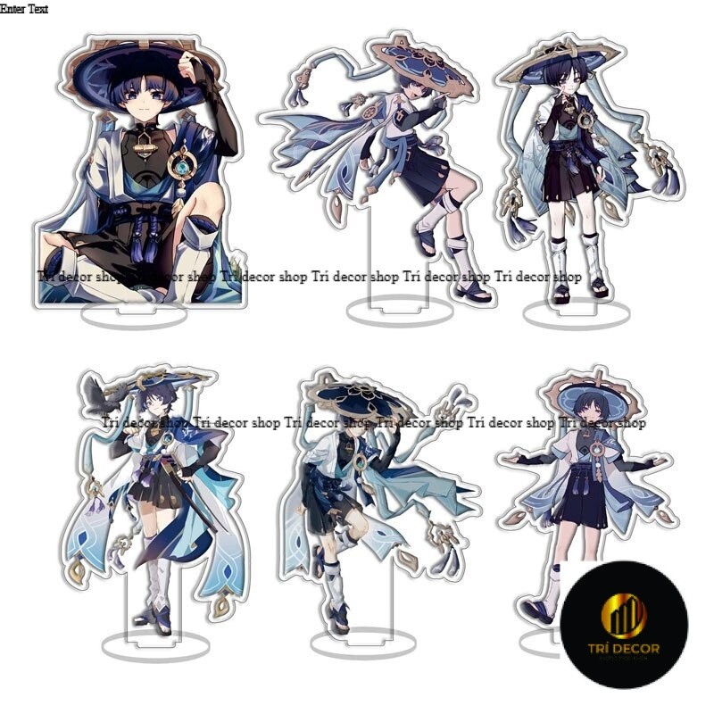 Standee Genshin Impact Wanderer Scaramouche Balladeer Standing ...