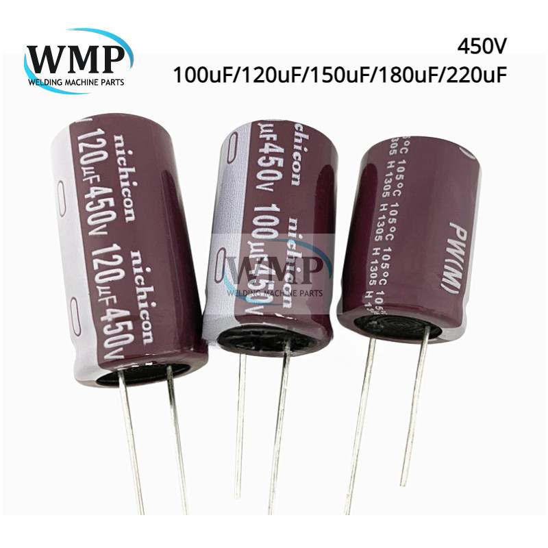 Original Aluminum Electrolytic Capacitor 450V 100UF 120UF 150UF 180UF ...