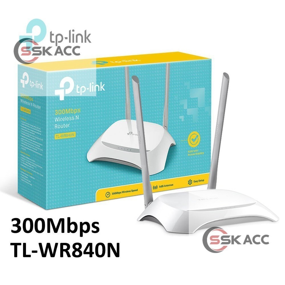 TP-LINK Wireless Router TL-WR840N 300Mbps SSKACC-COMPUTER | Shopee Malaysia