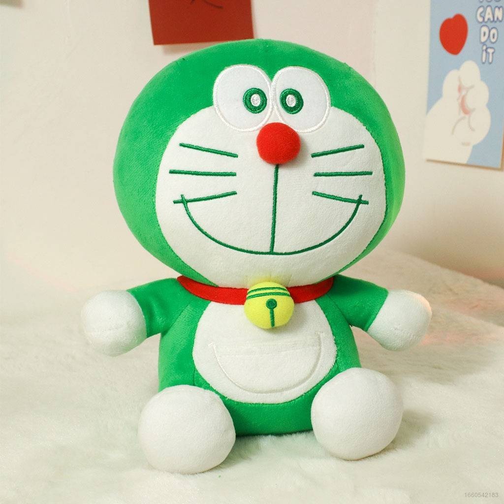 JFMM AG UNIQLO x Doraemon Plush Toys Green Stuffed Dolls Gift For Kids ...