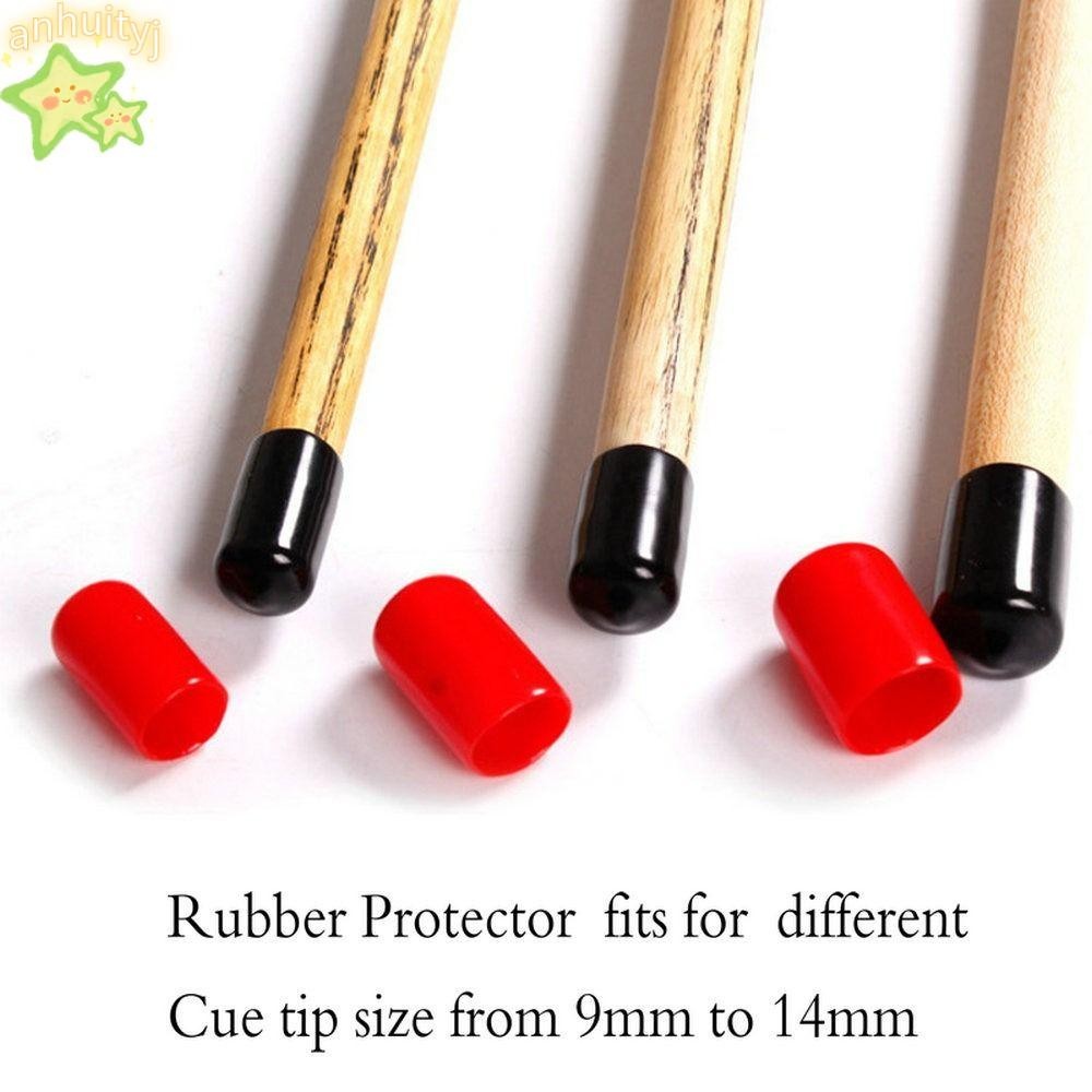 LANJ 10pcs Tip Cover, Slip-on Protective Head Protector, Black Rubber ...