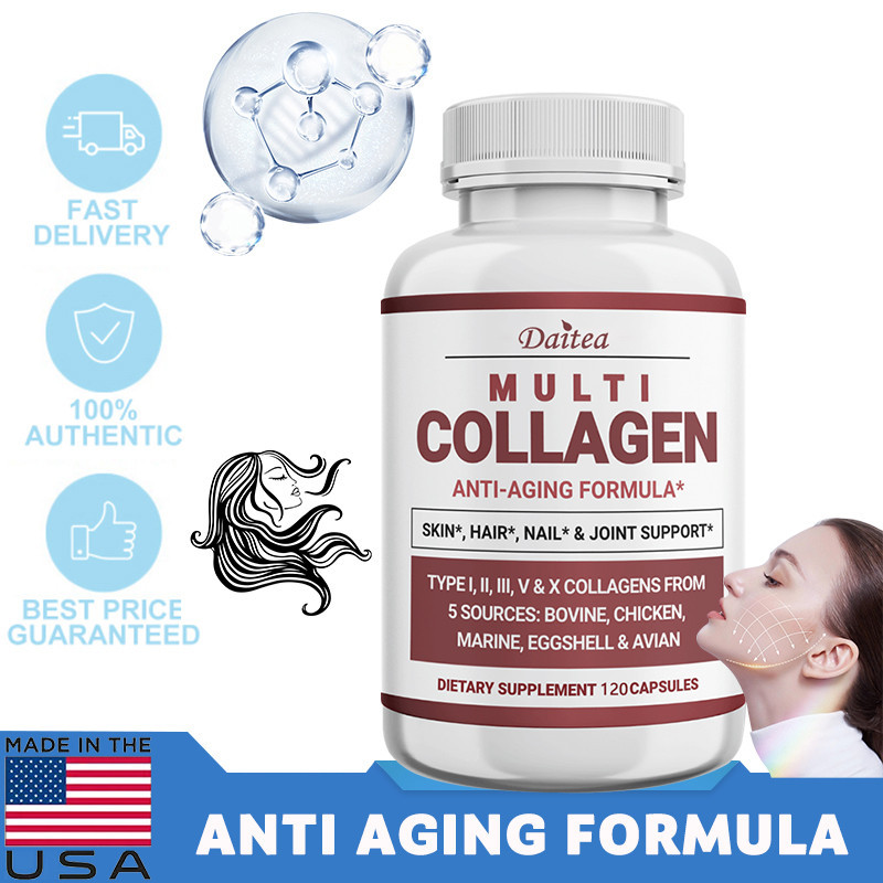 Collagen Complex Supplement, 1000 Mg - Helps with Skin Health, Skin ...