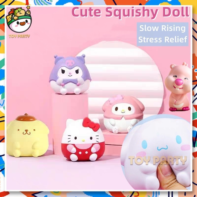 【⭐24h⭐Squishy Toy】Kids Cute Kuromi Plushie Doll Sanrio Squishy Press Slow Rising Stress Relief ...