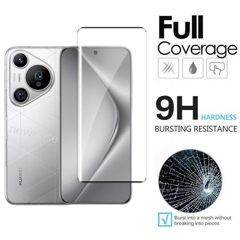 1-3Pcs Full Curved Lite Screen Protector Tempered Glass For Huawei Pura ...