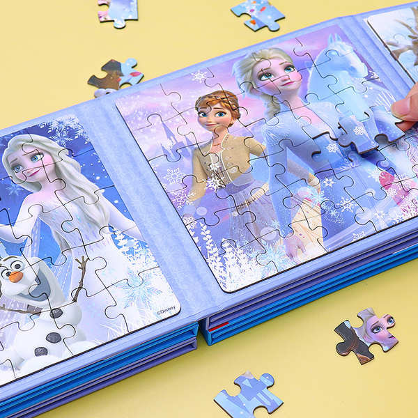 Puzzle Puzzle for Kids 3 to 6 Years Old Girls 2 Princess Elsa Flat ...