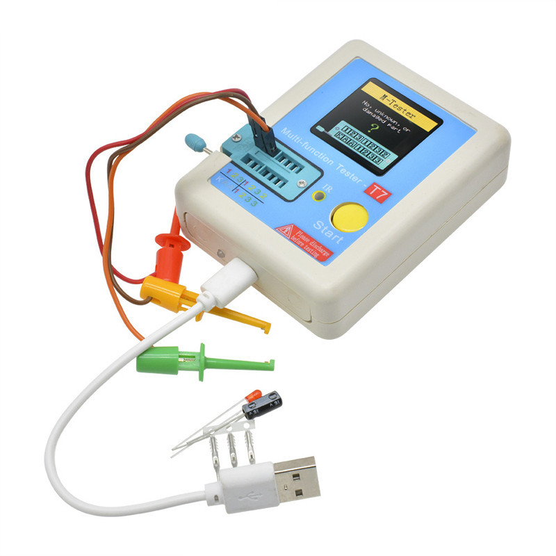 Transistor tester LCR-T7 LCR-TC1 GM328A LCR-T4 DSO-TC2 full color ...