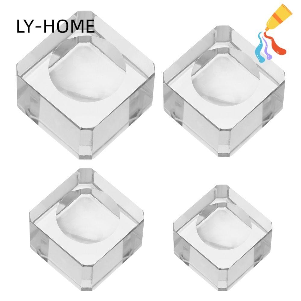 LY Transparent Crystal Sphere Base Home Decoration Glass Holder ...