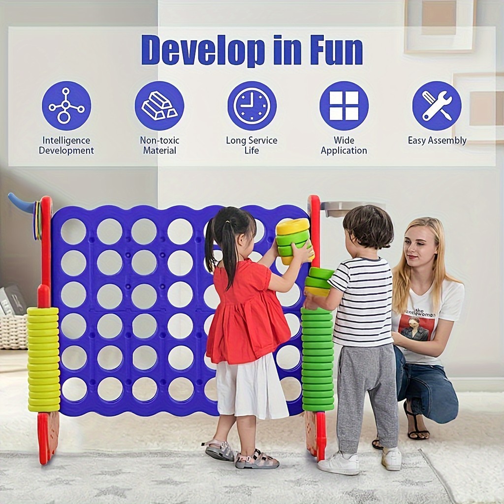 Giant 3-in-1 Game Board Toy 4-Point Mega Game Basketball Hoop Throwing ...