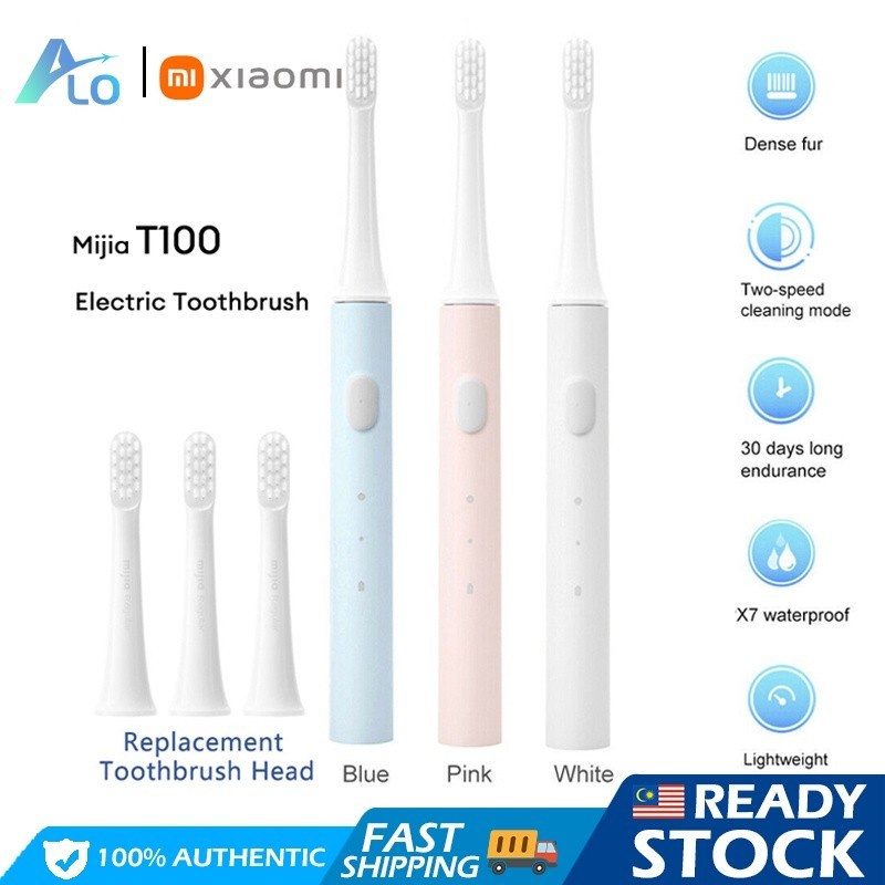 Xiaomi Mijia T100 Sonic Electric Toothbrush Mi Cordless Smart Tooth Brush Colorful USB ...