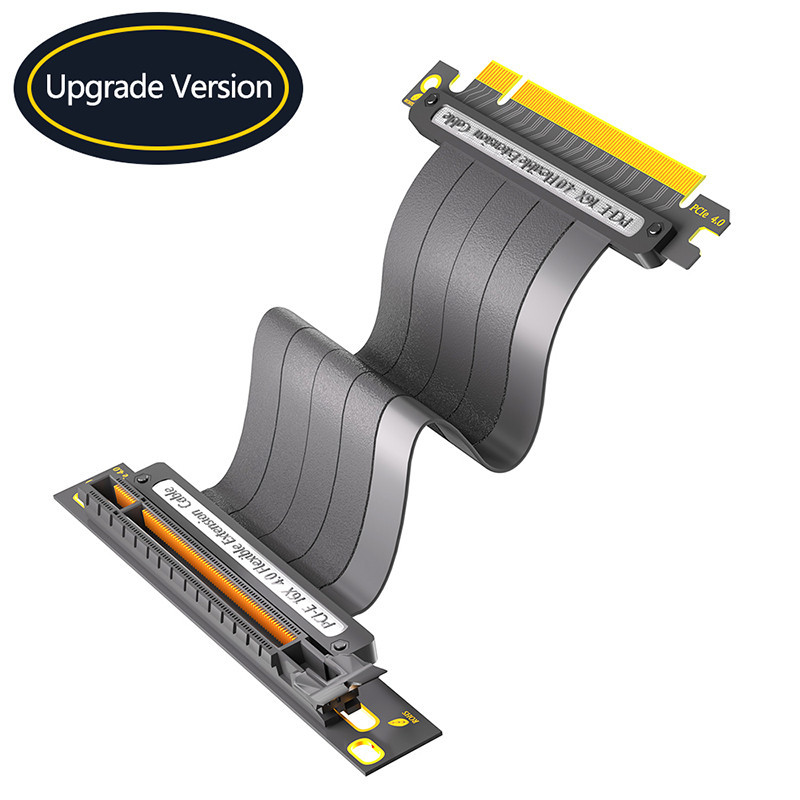 20cm 90 Degree High Speed PCIE 4.0 X16 Extension Cable Shielded PCIE ...