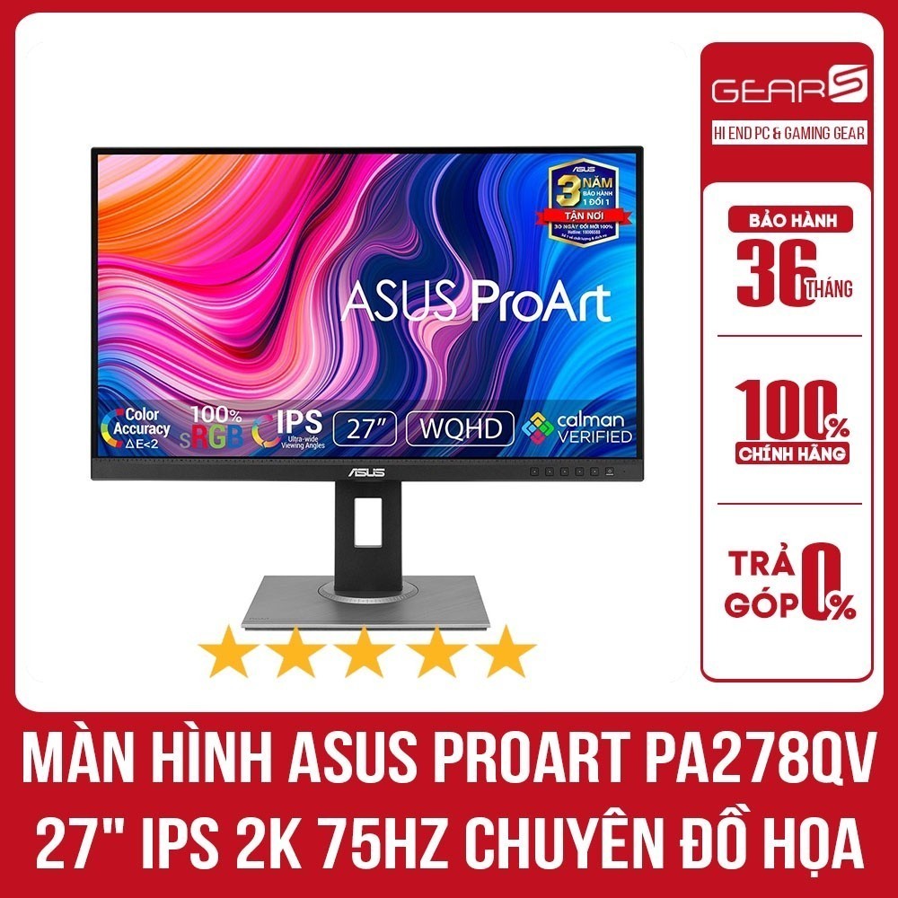 Asus ProArt PA278QV 27 monitor" IPS 75Hz graphics - | Shopee Malaysia