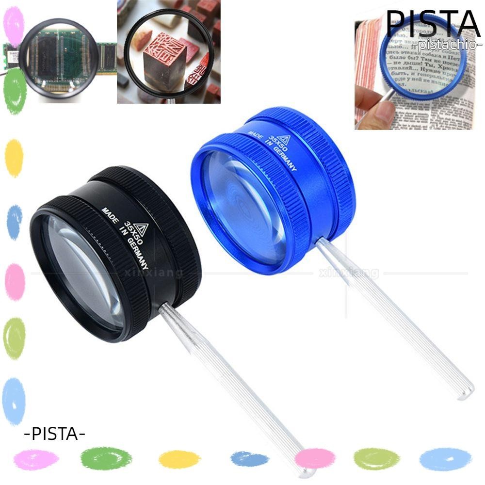 PISTACHIO Magnifying Glass Professional Optical Glass Lens Handheld ...